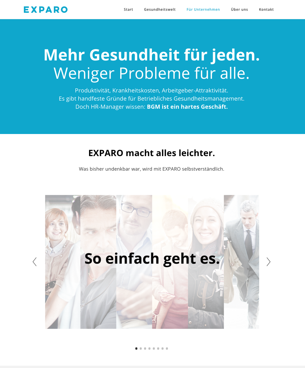 EXPARO – Betriebliche Prävention für Unternehmen | exparo.de
